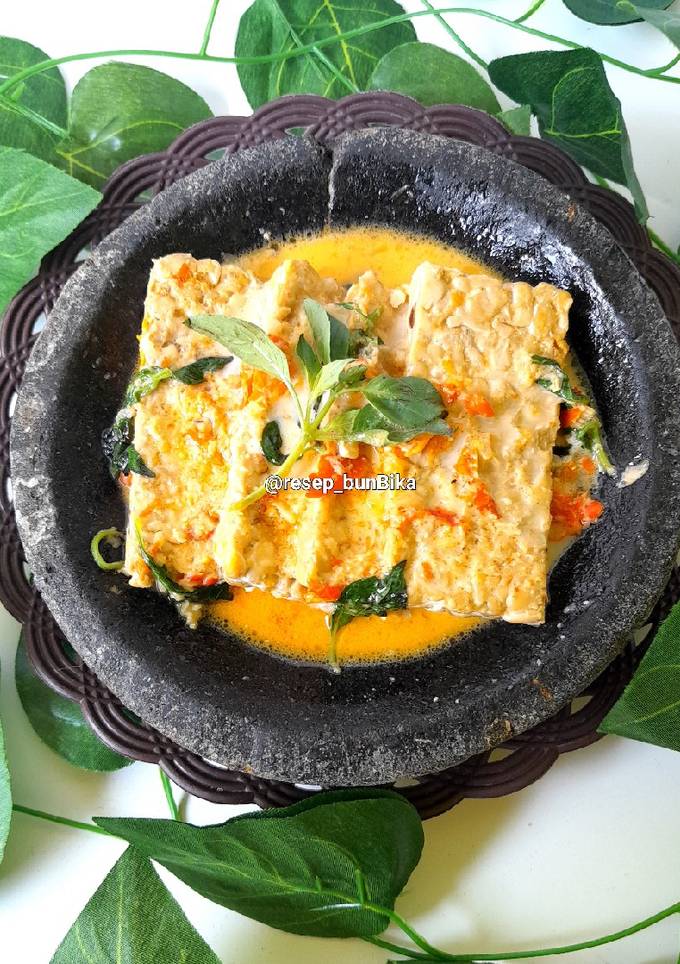 Resep 33. Pecak Tempe Kukus Santan oleh Resep BunBika - Cookpad