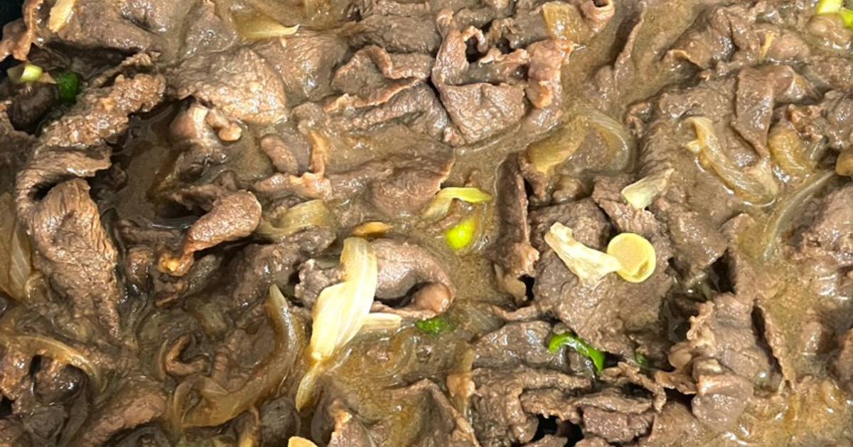 Resep Daging Slice Saus Tiram oleh Tatema's Mini Kitchen - Cookpad