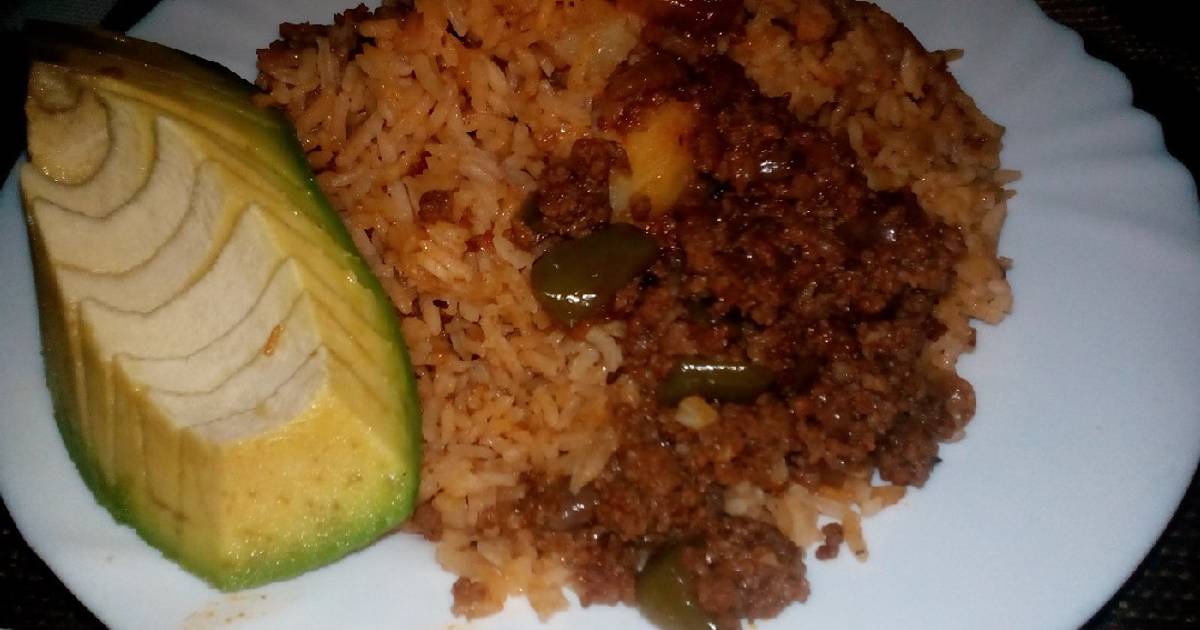 Fried rice with mince meat#rice recipe Recipe by Catherine Njoki - Cookpad