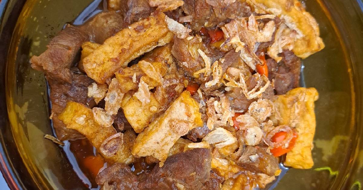 Resep Krengseng Daging Tahu oleh dwi wida - Cookpad