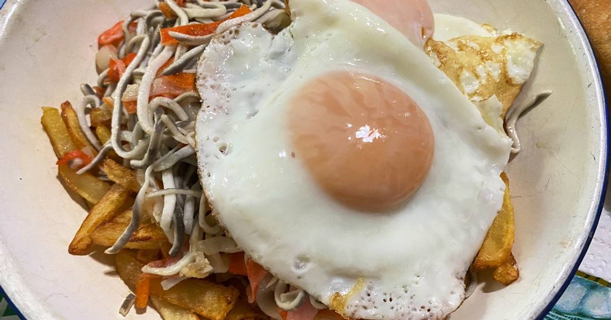 Revuelto de gulas y huevo - 90 recetas caseras- Cookpad