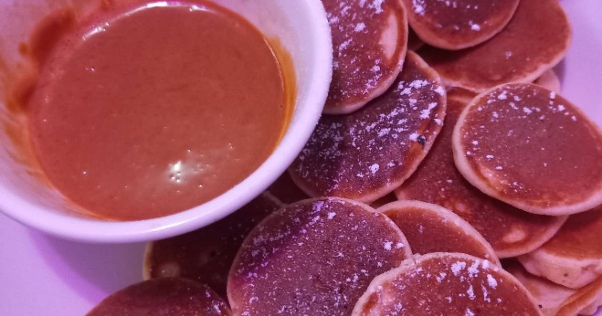 Mini Panqueques con manjar Receta de Cristina Rachel Ortega Villanueva ...