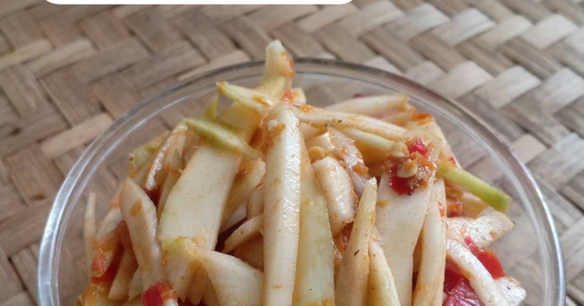 Resep Sambal Mangga Muda oleh 🌷Yulie Yuda Gunawan🌷 - Cookpad