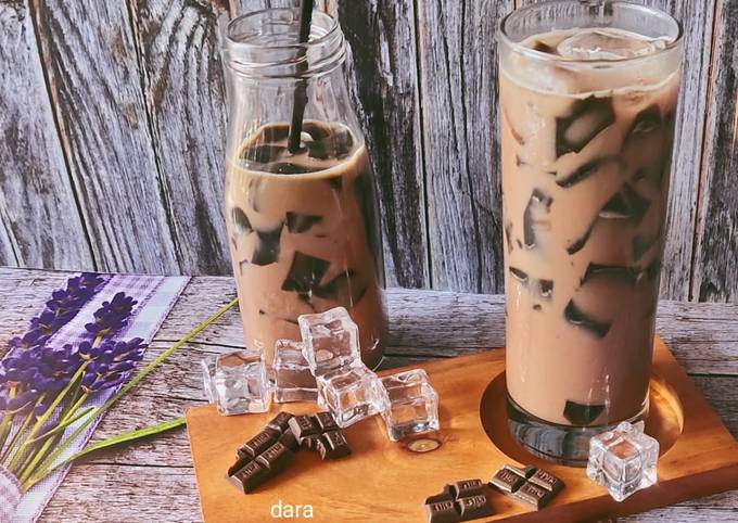 Resep Es Milo Cincau oleh Dara Home Cooking - Cookpad