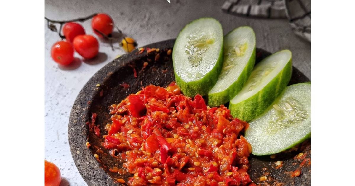 Resep Sambal Dadak Tomat Rampai oleh Lila Lestari - Cookpad