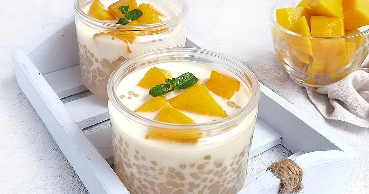 Resep Bubur Sagu Mutiara Mangga Low Fat Tanpa Santan Oleh Erlina