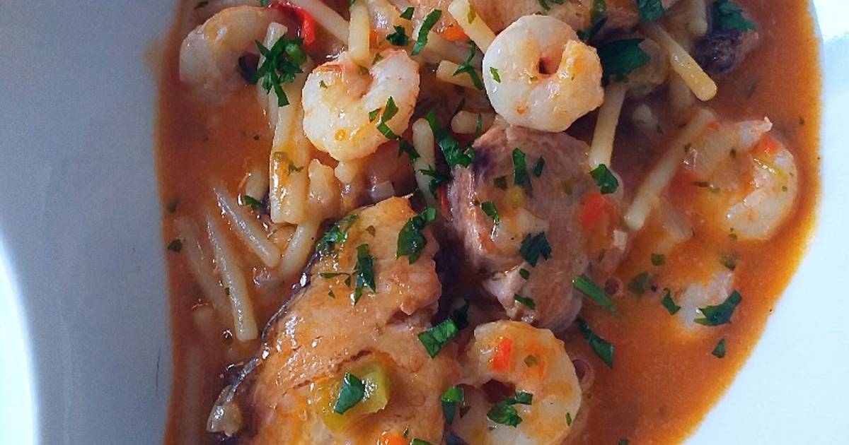 Fideos a la cazuela de marisco - 74 recetas caseras- Cookpad