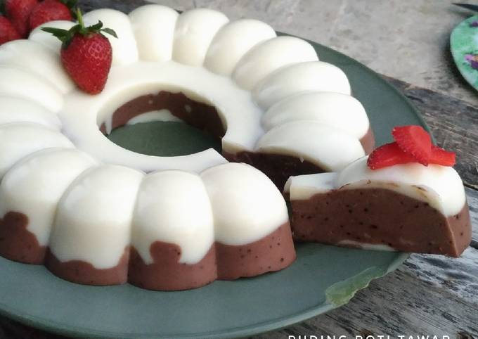 Resep Puding Roti Tawar No Telur No Mentega oleh Karya Andini - Cookpad