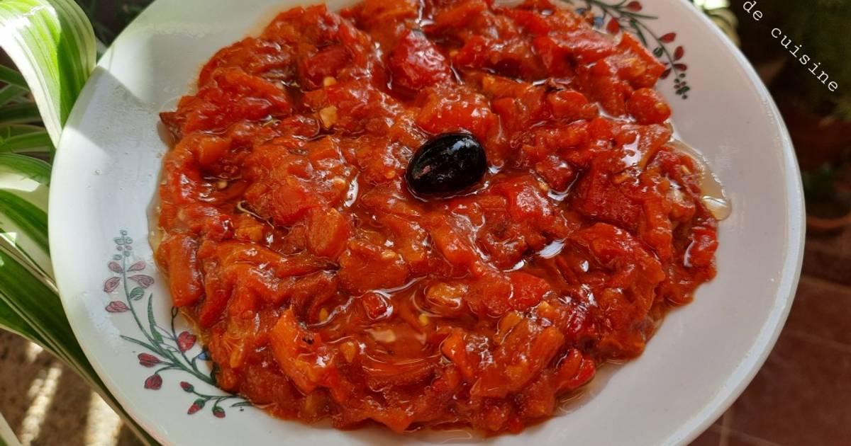 Hmiss aux poivrons et piments rouges 🌶 de Un amour de cuisine - Cookpad