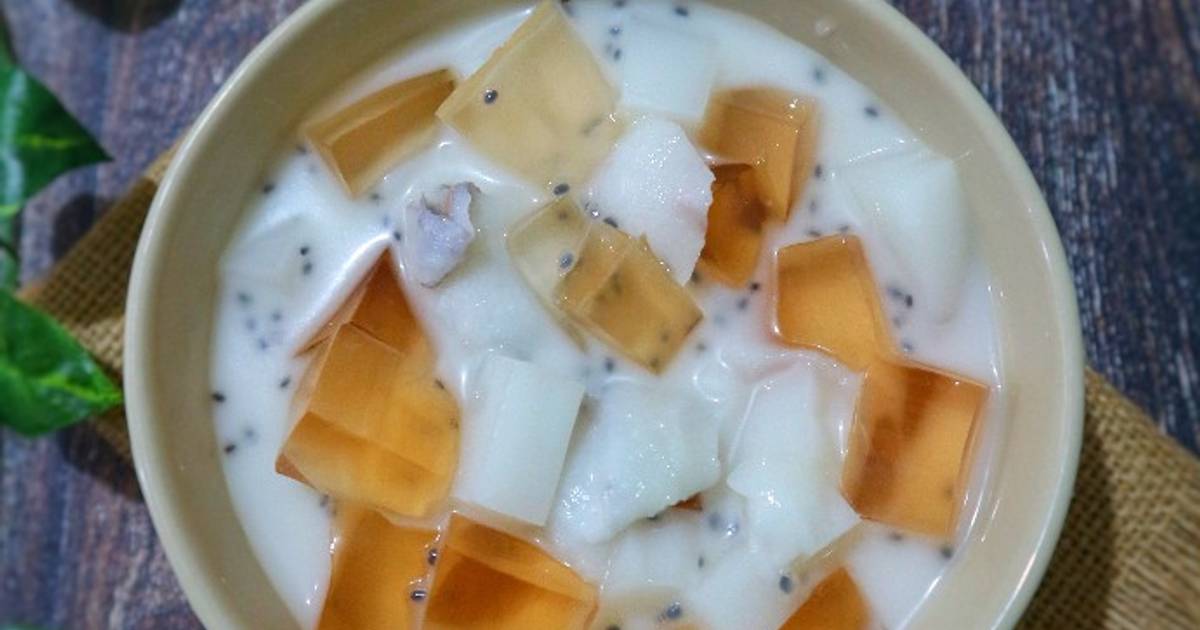 369 resep es degan jeli susu enak dan mudah - Cookpad