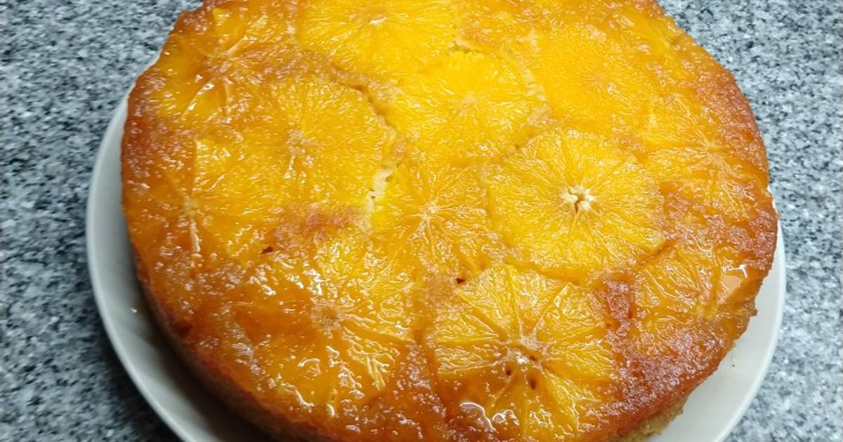 Torta invertida de naranja - 85 recetas caseras- Cookpad