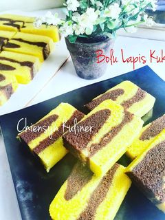 Resep Bolu Lapis Mandarin Kukus oleh Dapur Irez - Cookpad