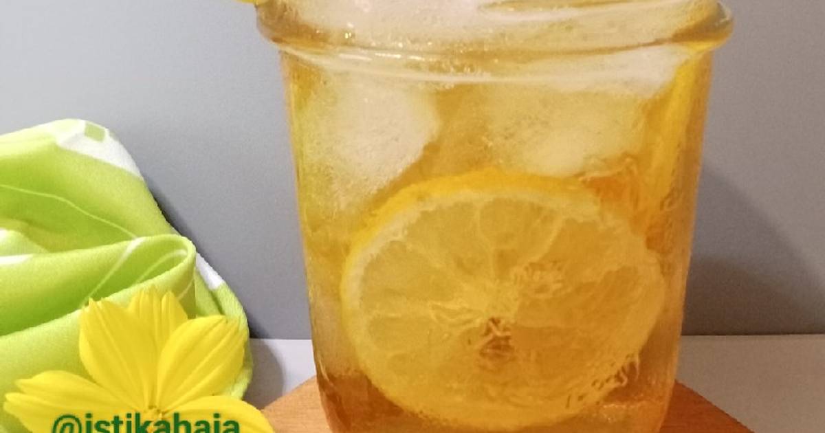 Resep 521. Es Lemon Tea oleh Istikah 20444011 - Cookpad