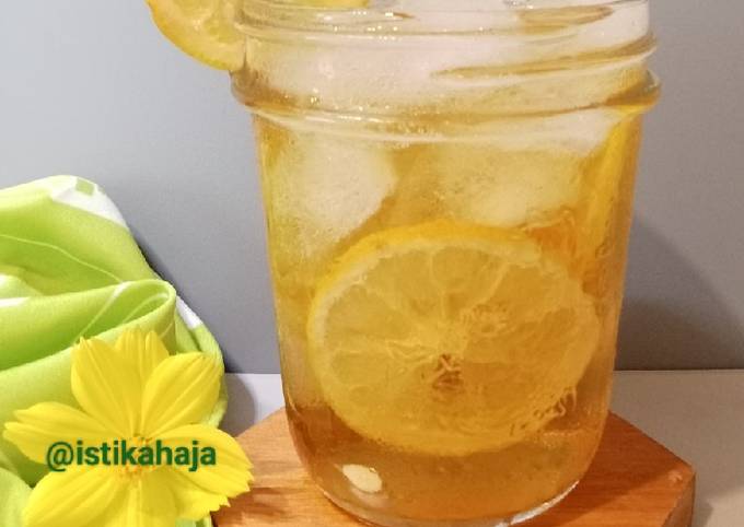 Resep 521. Es Lemon Tea oleh Istikah 20444011 - Cookpad