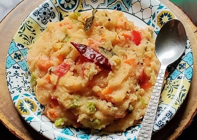 Sooji veggies Upma Recipe by Dr. Madhumita Mishra - Cookpad