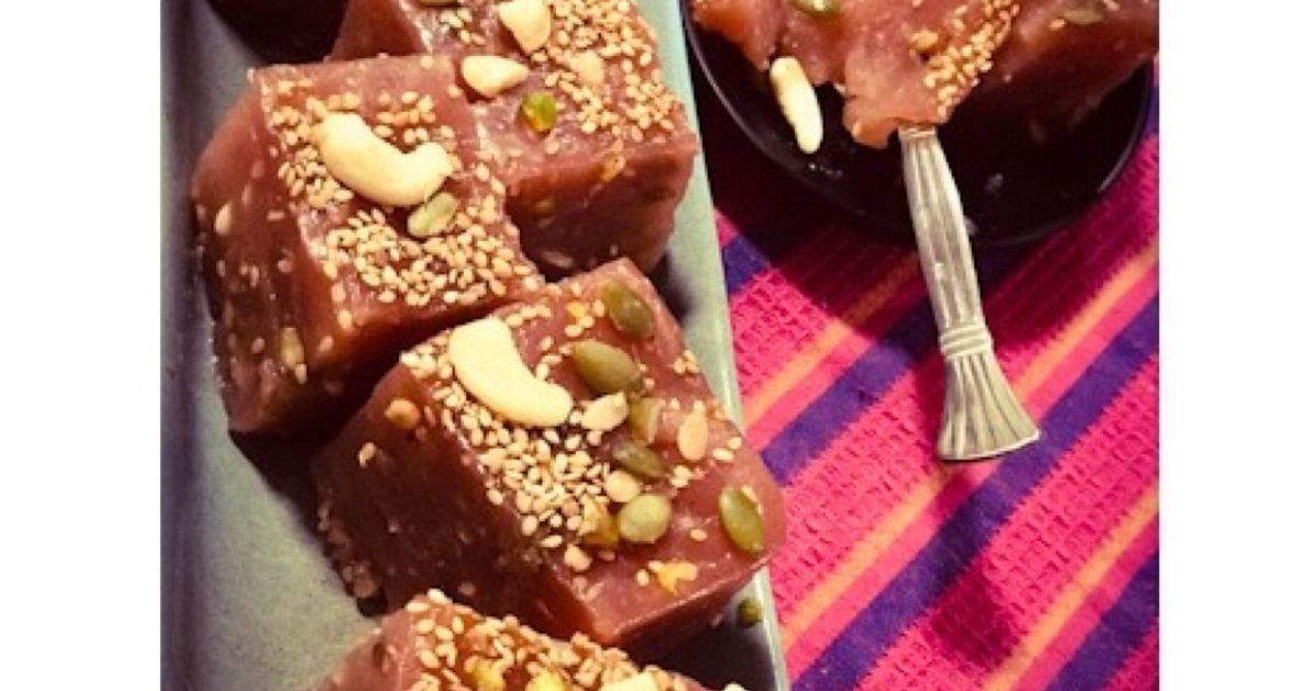 Bombay Karachi Halwa: Rose Flavoured With Beetroot...😍 Recipe by ...