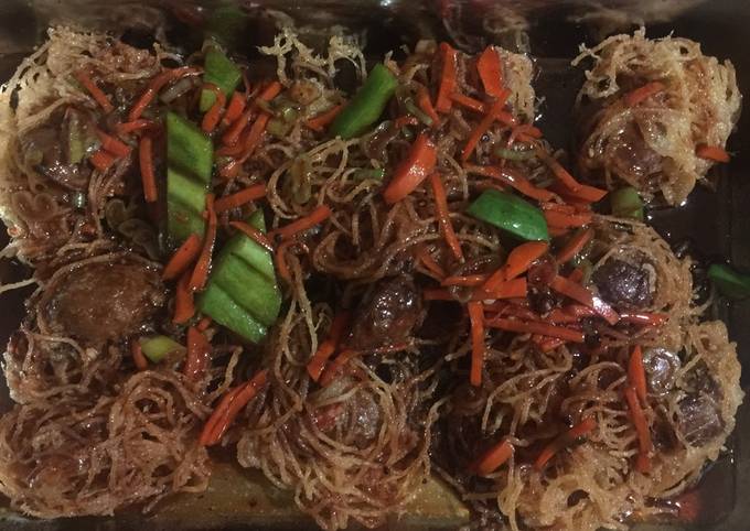 Resep Baso gulung bihun saus tiram oleh Mdyandre Stev Jaz - Cookpad