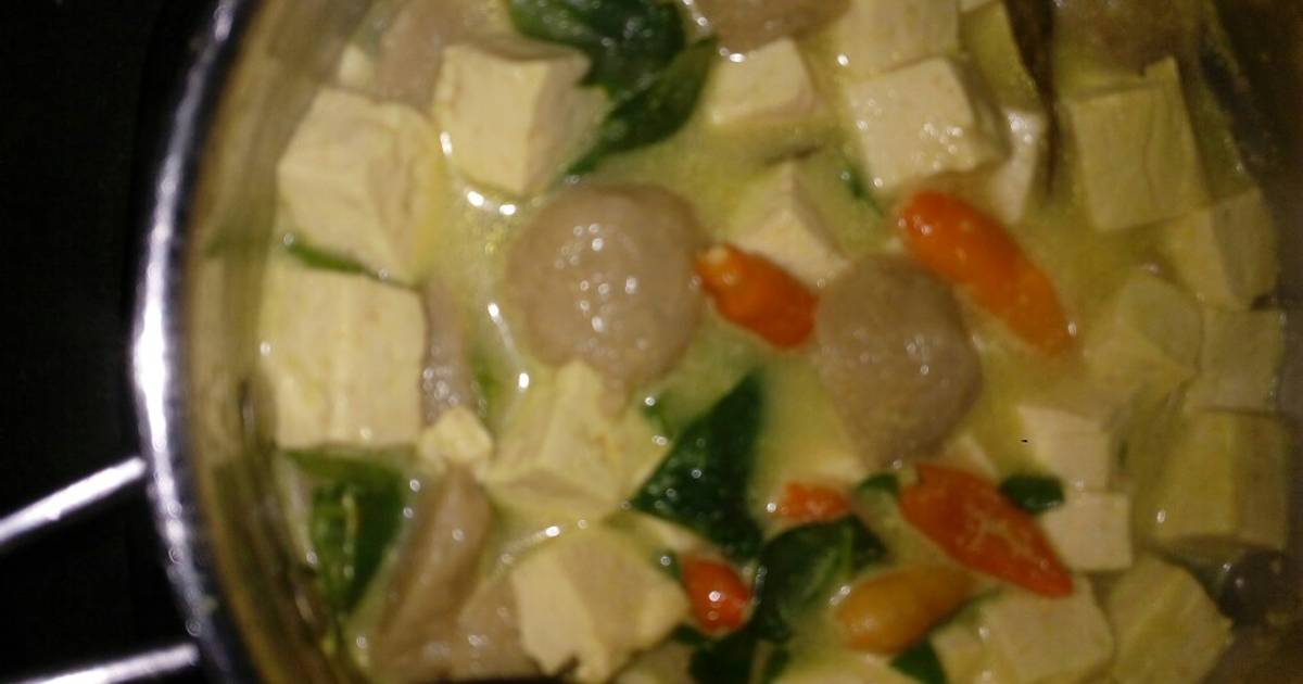 Resep 49. Kari tahu bakso daun so oleh Dapur Amoh Phytri - Cookpad