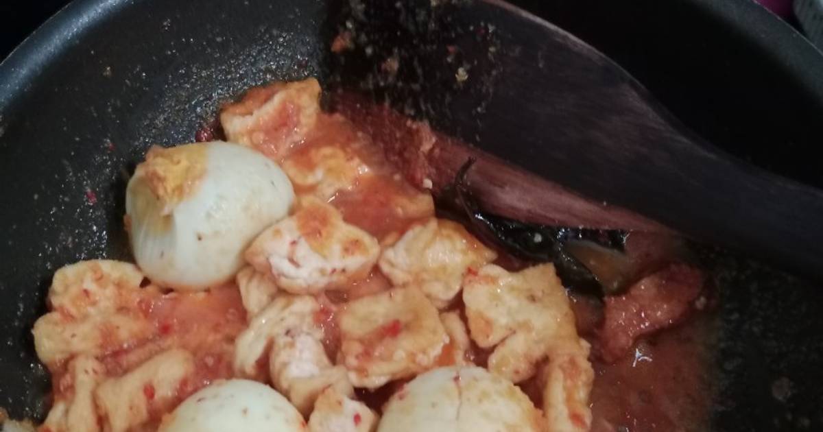 Resep Tahu telur balado oleh Yahndik Mayong - Cookpad