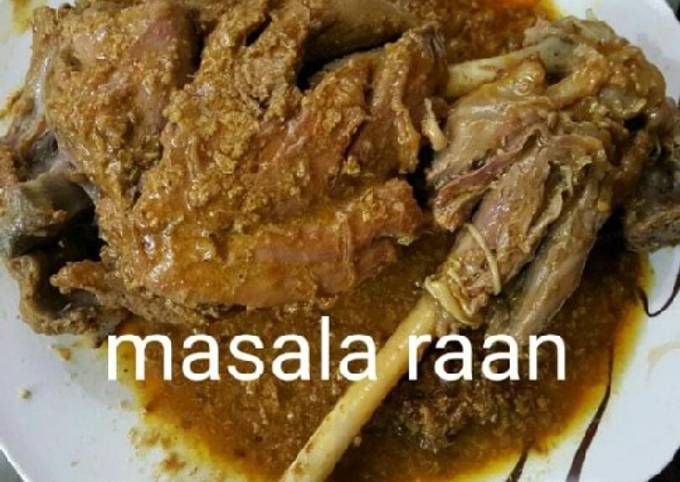 Masala raan Recipe by DrQuratulaen Ismail - Cookpad