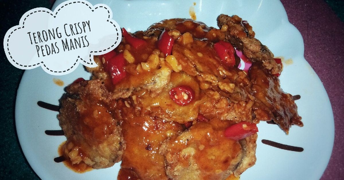 Resep Terong Crispy Saus Pedas Manis oleh Dina Azizah - Cookpad