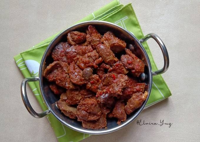 Resep Krengsengan Hati Ampela oleh Elvira Yus - Cookpad