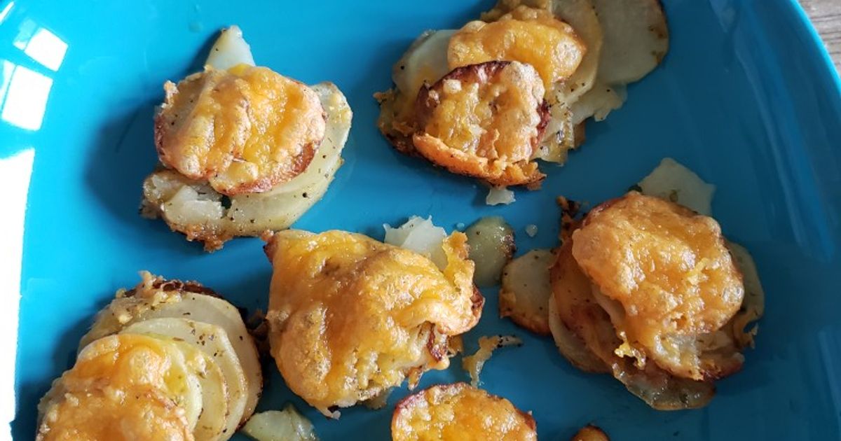 Baked Potato Slices 😋 Recipe By Saba