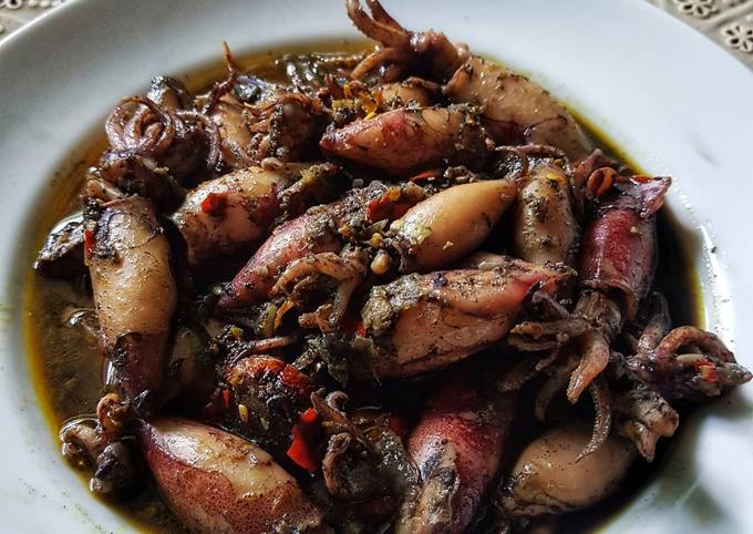 Resep Cumi Masak Hitam Khas Batam oleh Eliya - Cookpad