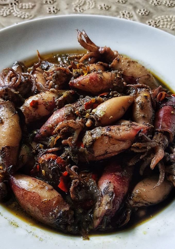 Resep Cumi Masak Hitam Khas Batam oleh Eliya - Cookpad