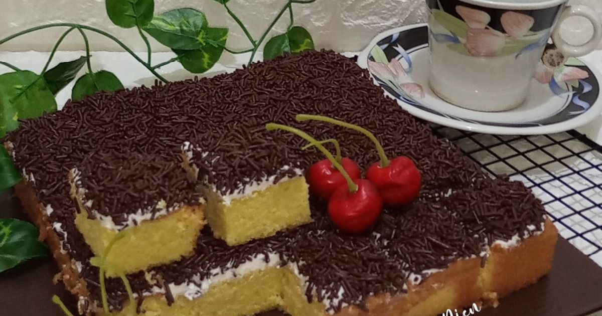 Resep Bolu Jadul Topping Meses oleh Dapur Dien - Cookpad