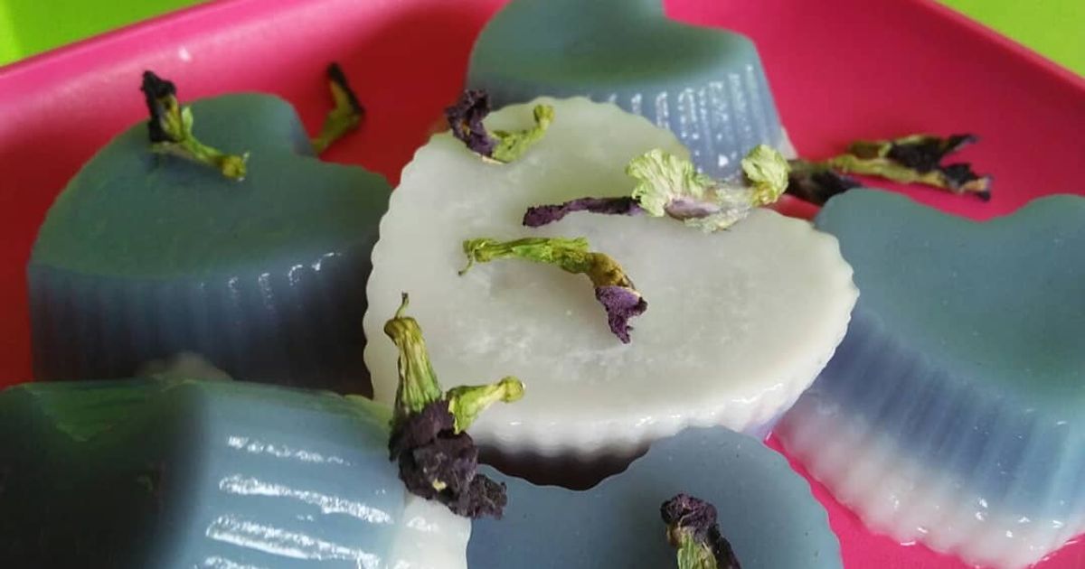 Resep Talam Bunga Telang oleh Farin🍀 - Cookpad