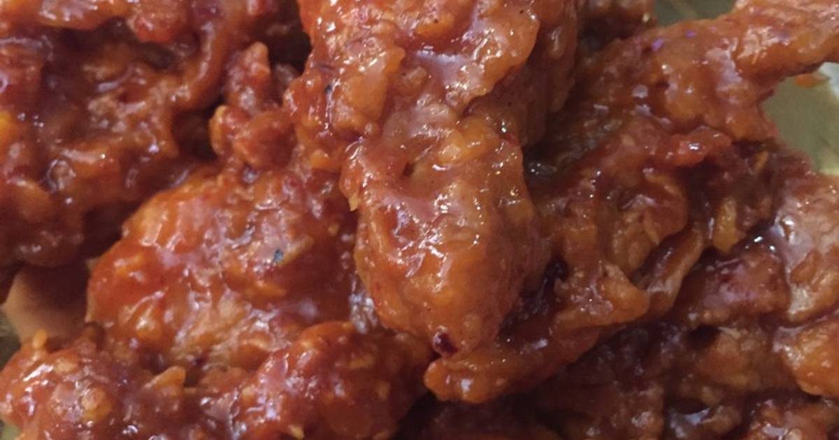 Resep Ayam pedas ala richeese oleh Afsheena - Cookpad