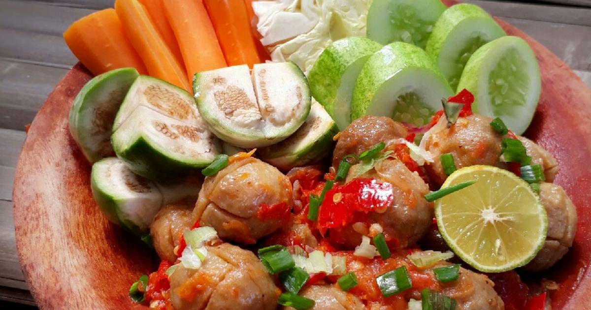 Resep Bakso penyet oleh alamarco - Cookpad