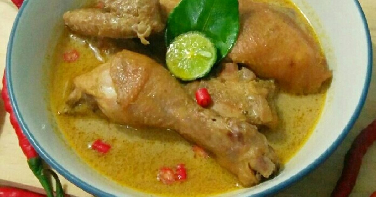 Resep Kari Ayam Kuah Susu oleh Fitri Maharani - Cookpad