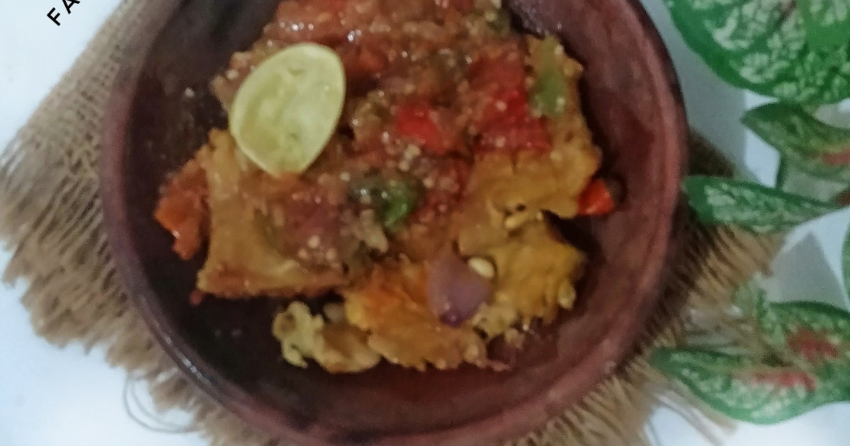 Resep Sambal Tempe Penyet oleh farida Sulthan 🇮🇩 (IG. Malika02782) - Cookpad