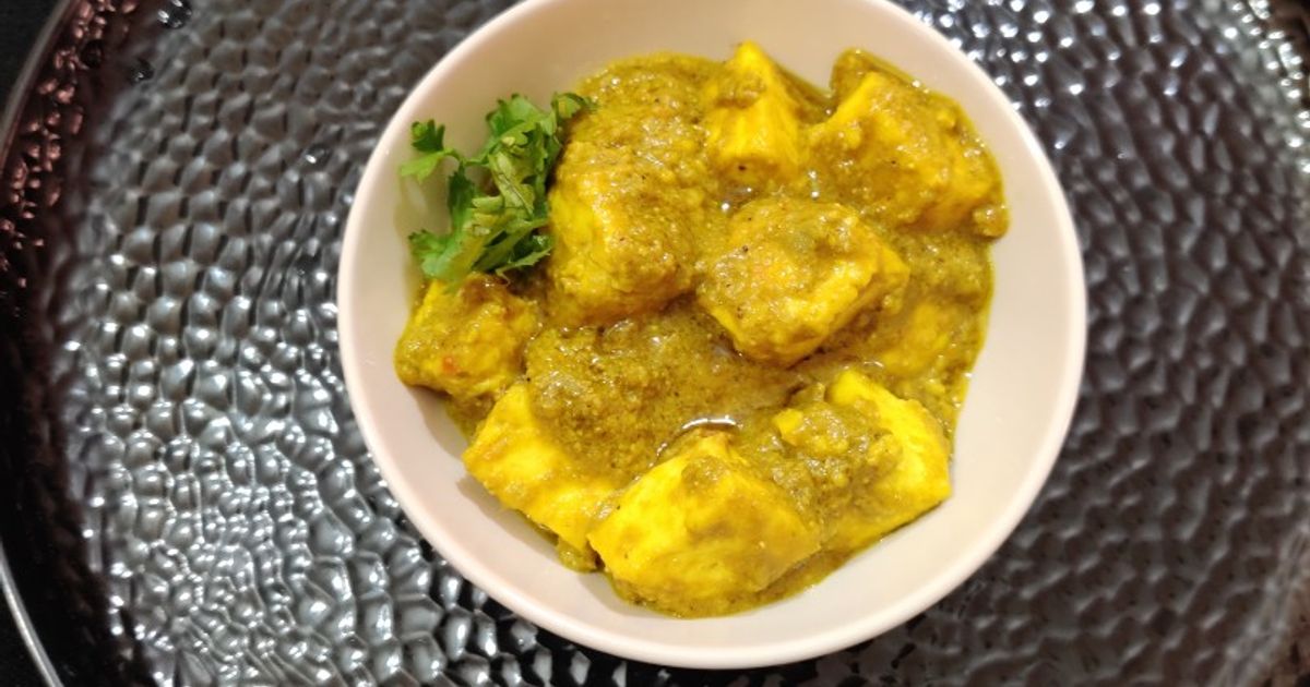 Basil Paneer (No Onion No Garlic) Recipe by rama - Cookpad
