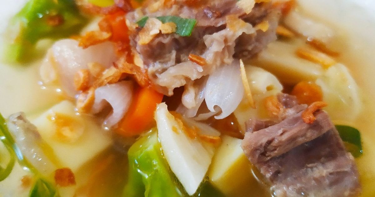 Resep Sop Daging Bening oleh -Mutia- - Cookpad
