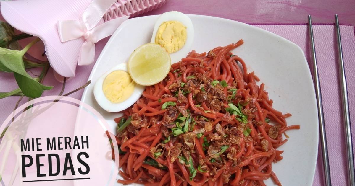 156 resep mie super pedas merah enak dan mudah - Cookpad
