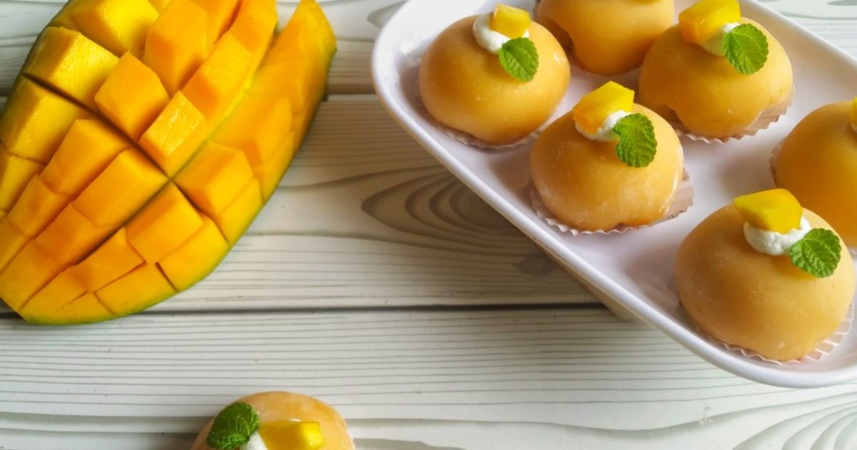 Resep Mochi Mangga oleh Syafa Syifa - Cookpad