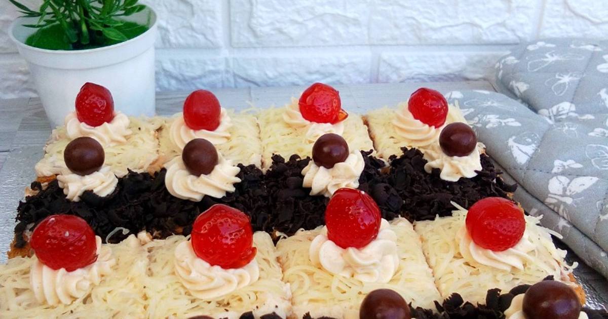 Resep Cake potong 🍰 (cake slice) oleh Evianti Abi - Cookpad