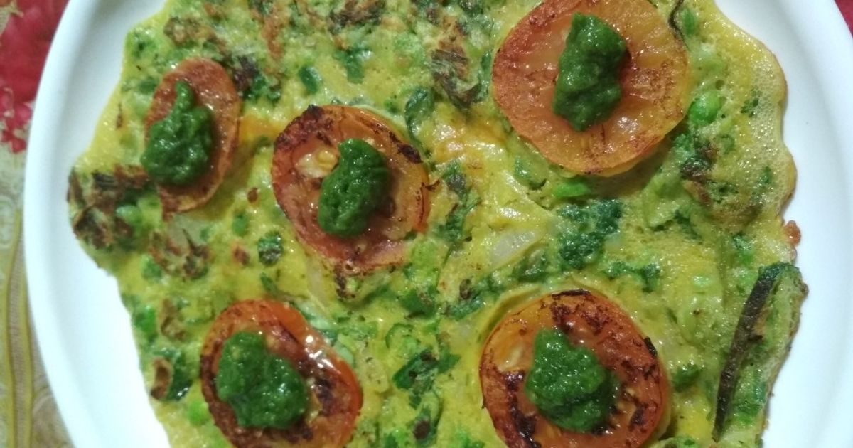Matar Besan Chilla Recipe by Anita Uttam Patel - Cookpad