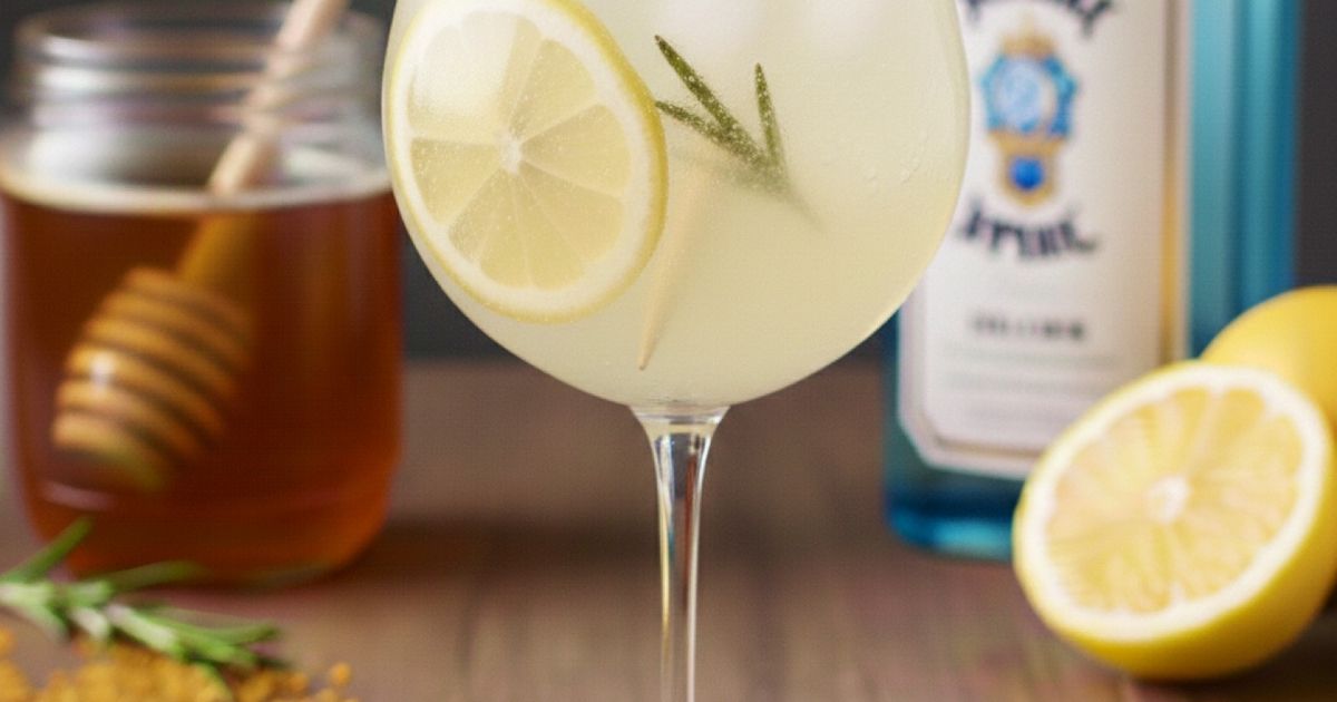 Honey Gin Fizz Receita por Daniel Carvalho - Cookpad