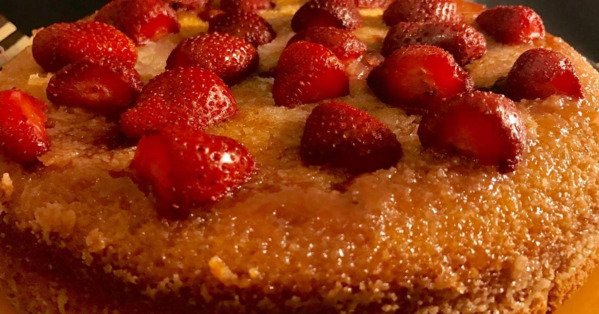 Mi postre de frutillas, revisitado Receta de César Lorenzano- Cookpad