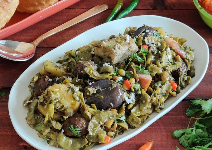 Surti Undhiyu Recipe by Pooja M. Pandit - Cookpad