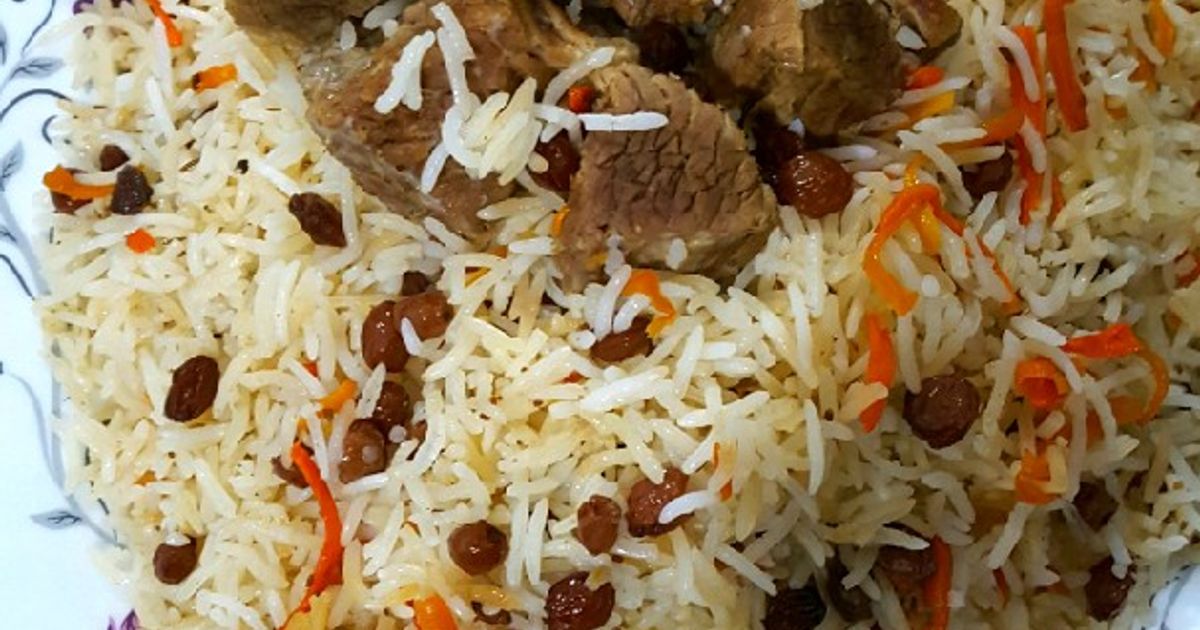 طرز تهیه قابلی پلو با گوشت گوسفندی🍚🍚 ساده و خوشمزه توسط parisa karimi ...