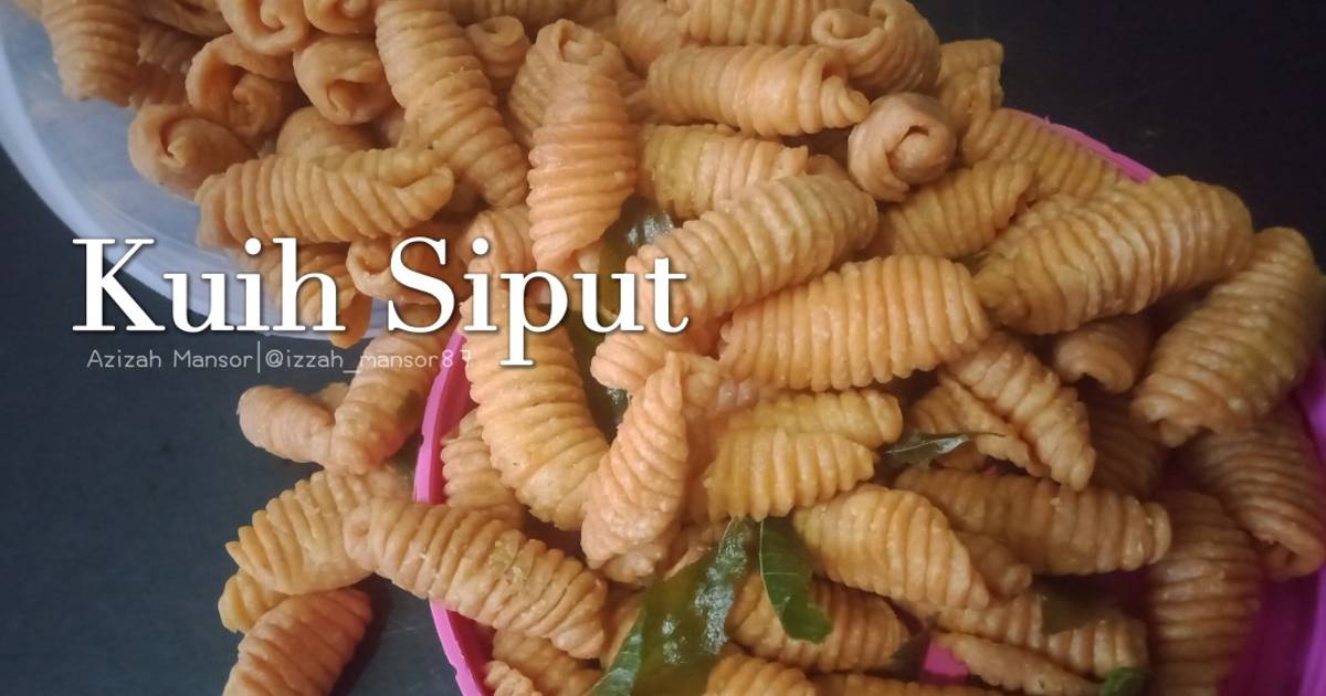 Resipi Kuih siput oleh Azizah Mansor - Cookpad