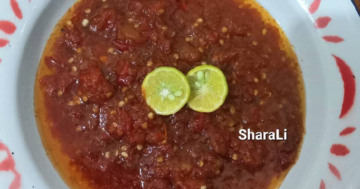 Resep 51. Sambel Merah oleh Shara Lina - Cookpad