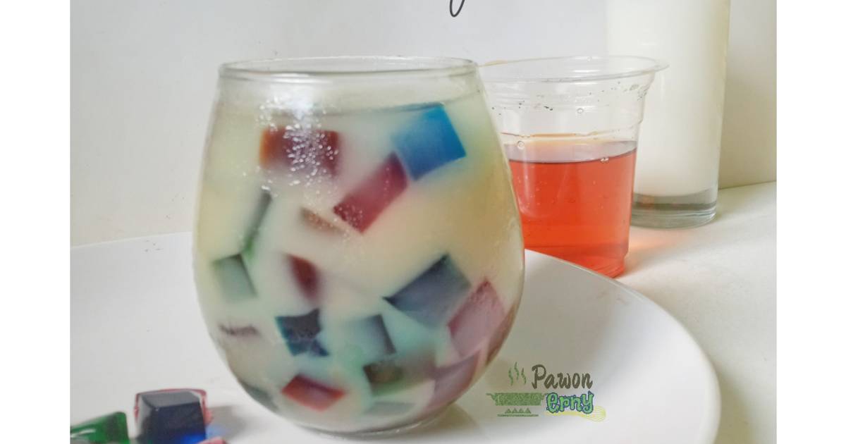 248 resep jeli susu pelangi enak dan mudah - Cookpad