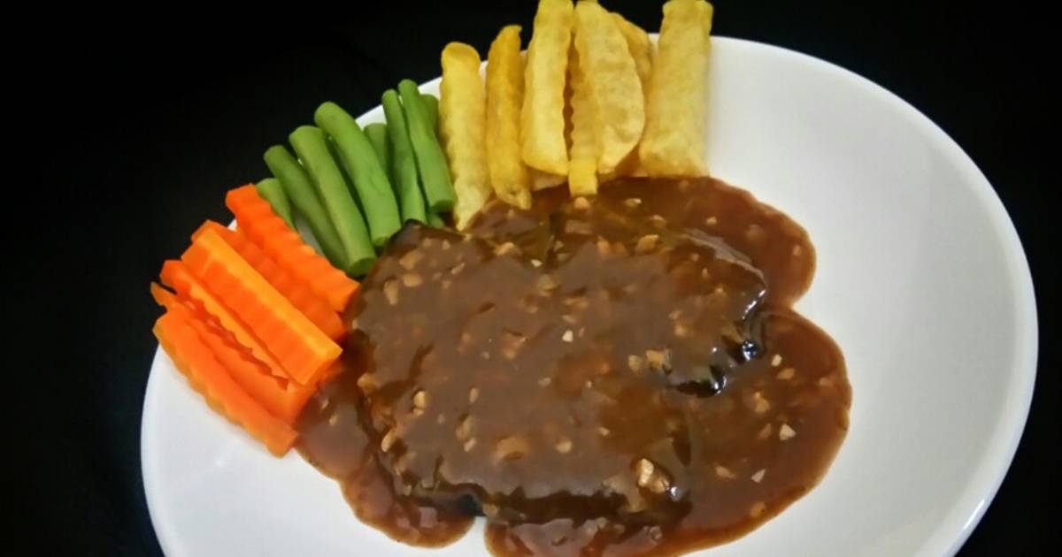 Resep Beef Steak Blackpepper oleh Muchliyanty Asril - Cookpad