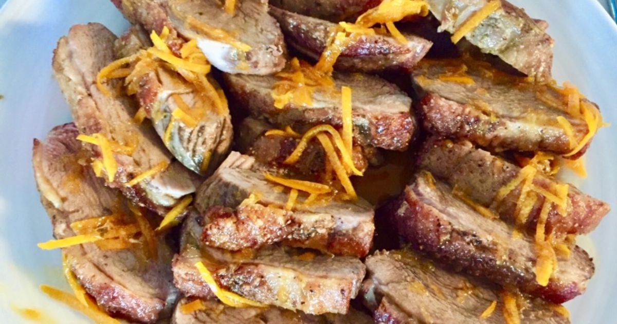 Duck Breasts Fillet With Orange Sauce Recipe By Tra Cul